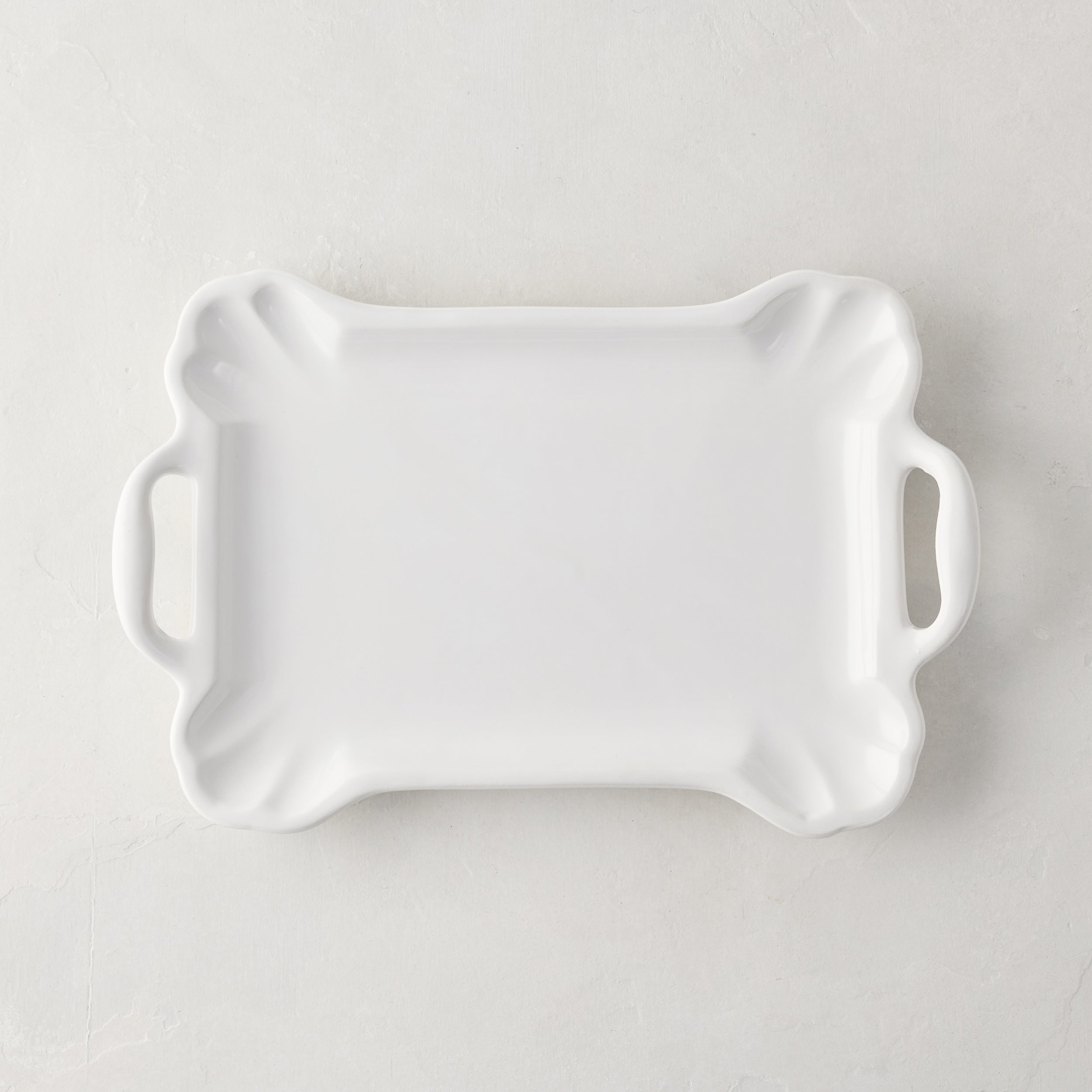Small Alessia Ceramic Platter with Handles - Hudson Grace
