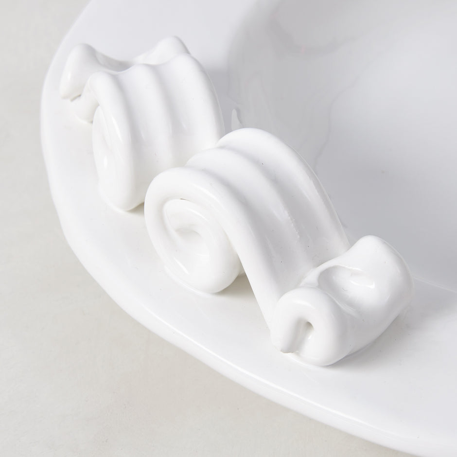 Ceramic Serving Platter with Ribbon Handle - Hudson Grace