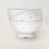 Hudson Grace White Ceramic Colander - Hudson Grace