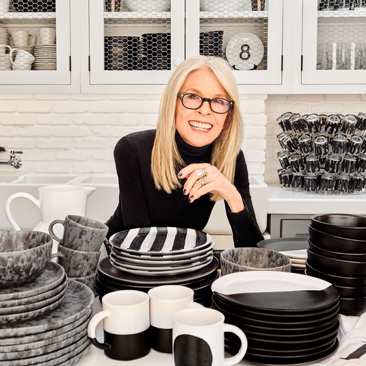 Diane Keaton x Hudson Grace Pop Art Enamel Serving Set | Modern Design ...