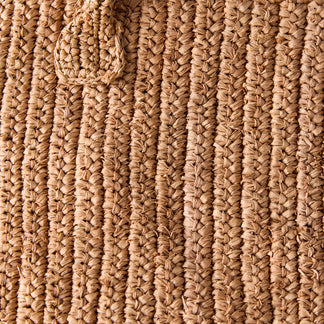 Madagascar Packable Raffia Tote Bag - Light - Hudson Grace