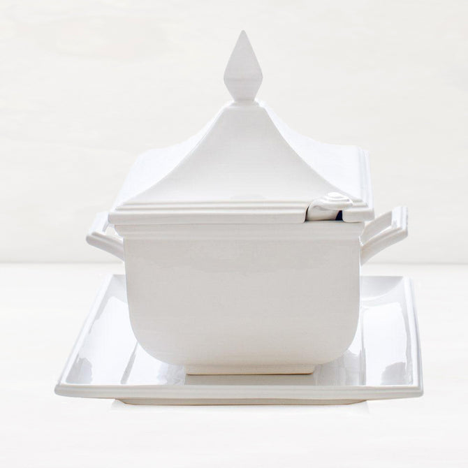 Milano Ceramic Soup Tureen - Hudson Grace