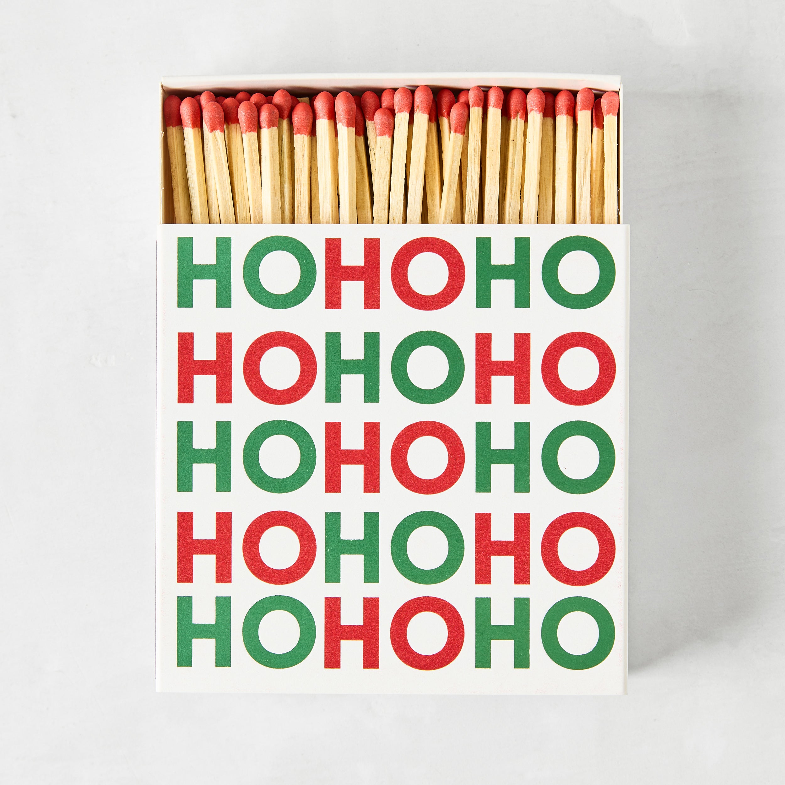 "Ho Ho Ho" Oversized Christmas Matches - Hudson Grace