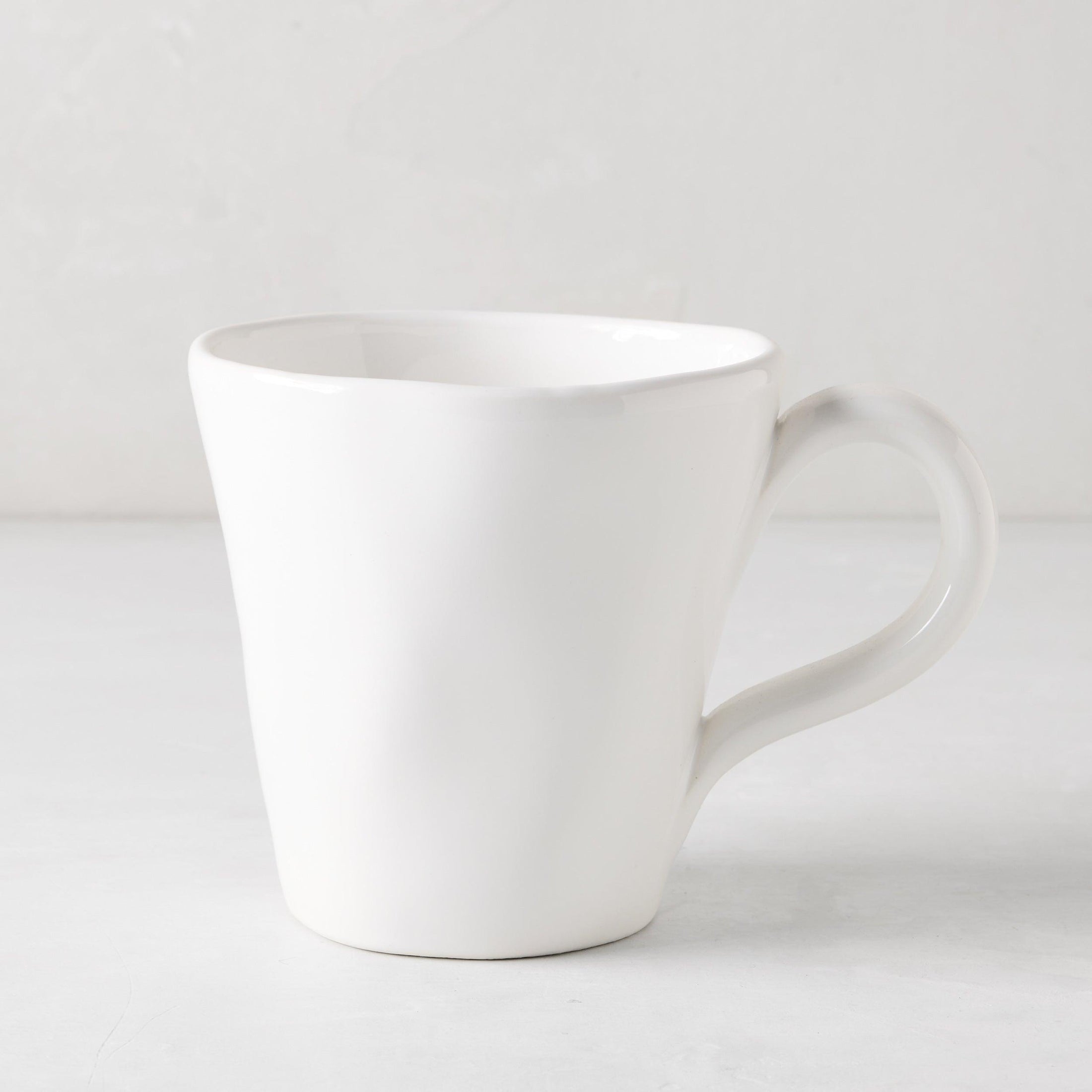 Organic White Ceramic Mug - Hudson Grace