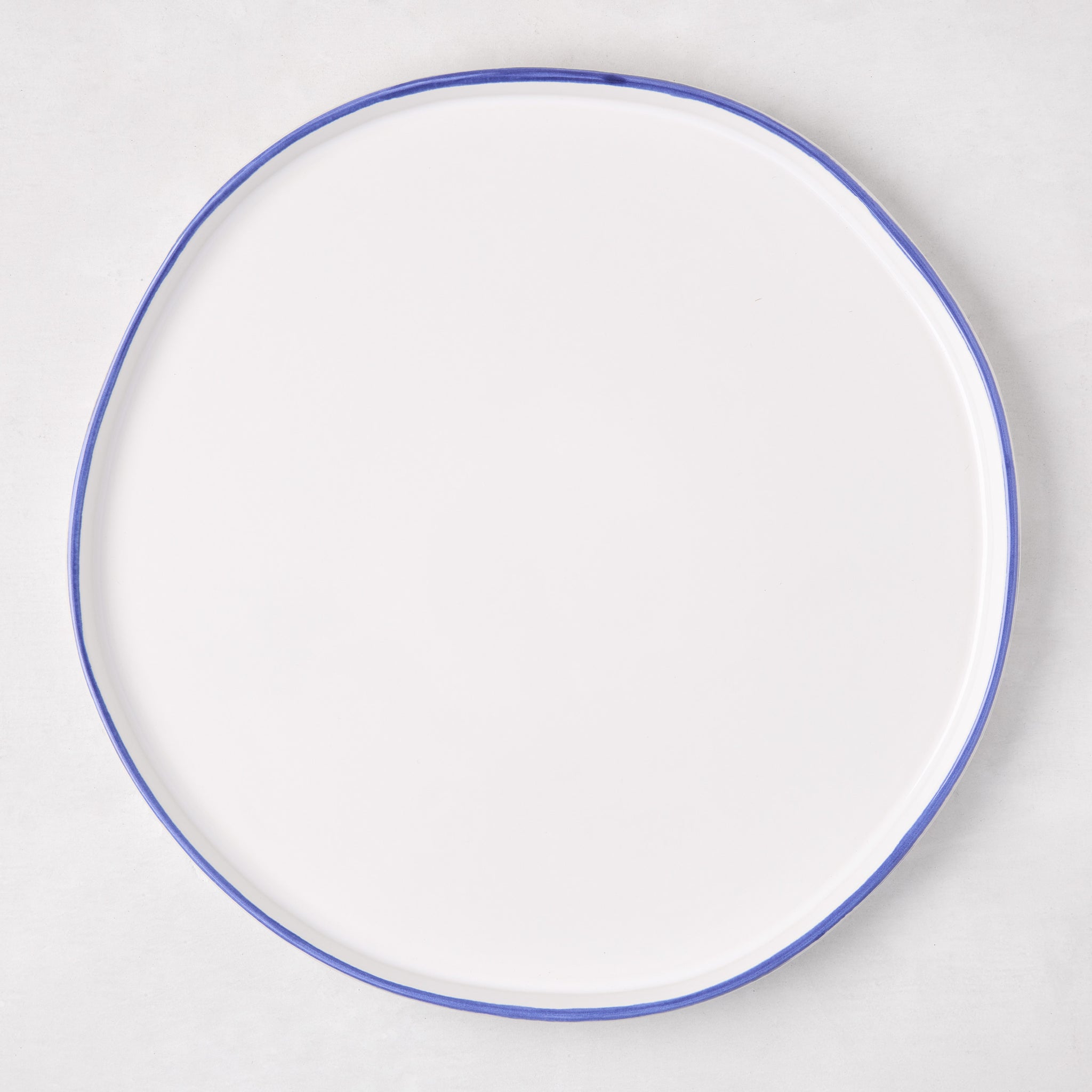 Blue Stoneware Dinner Plate - Hudson Grace