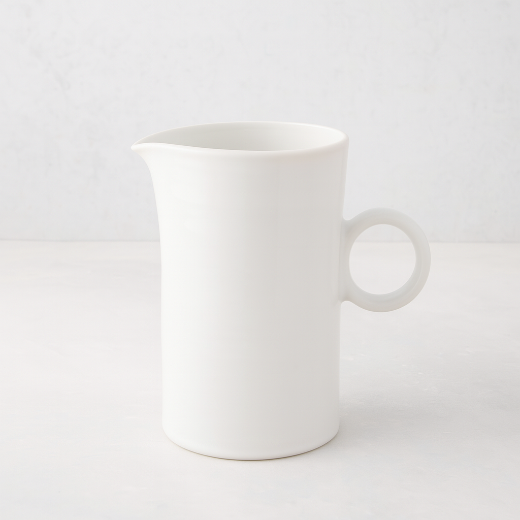 Ring Handled Ceramic Pitcher - Hudson Grace