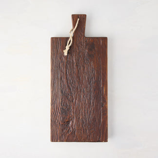 Small Saddle Wood Serving Plank - Hudson Grace