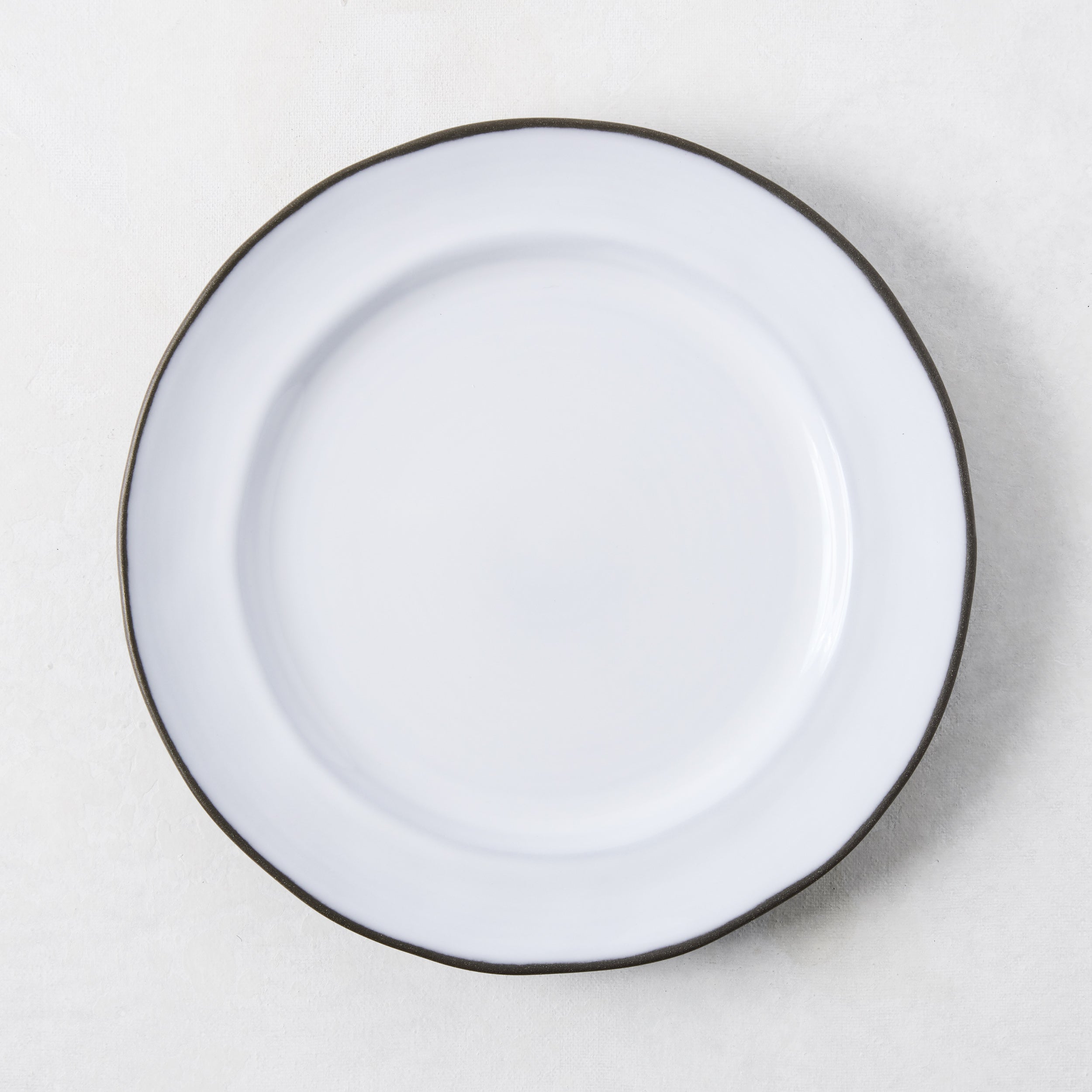 Smoke Grey Stoneware Salad Plate - Hudson Grace