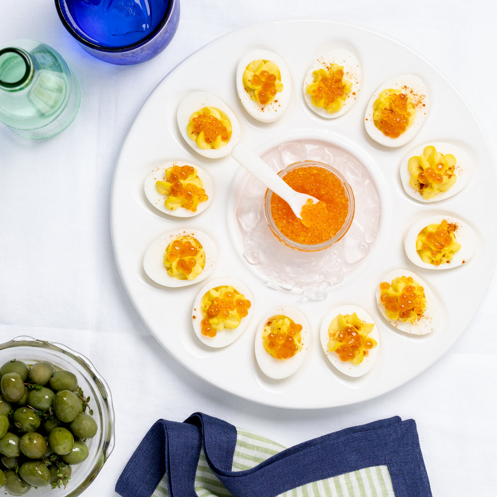 Deviled Egg Ceramic Serving Platter - Hudson Grace