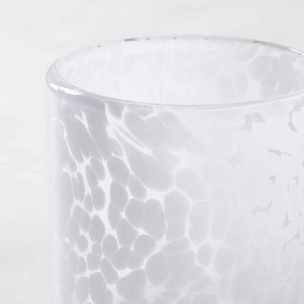 White Tortoise Double Old-Fashioned Glass, 15oz - Hudson Grace