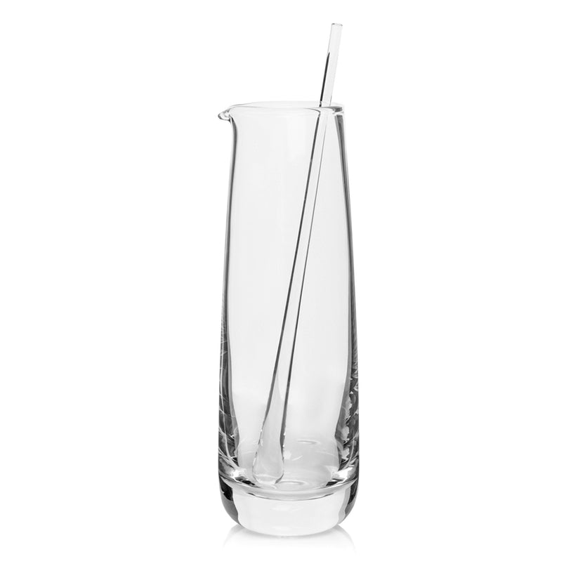 Bar Cocktail Glass Jug with Stirrer - Hudson Grace