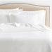 Diamond White Cotton Matelassé Coverlet - Hudson Grace