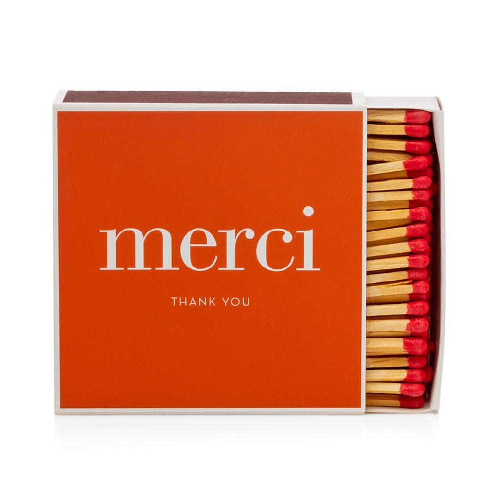 "Merci" Boxed Matches - Hudson Grace