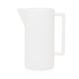Rectangular Handled Large Ceramic Pitcher - Hudson Grace