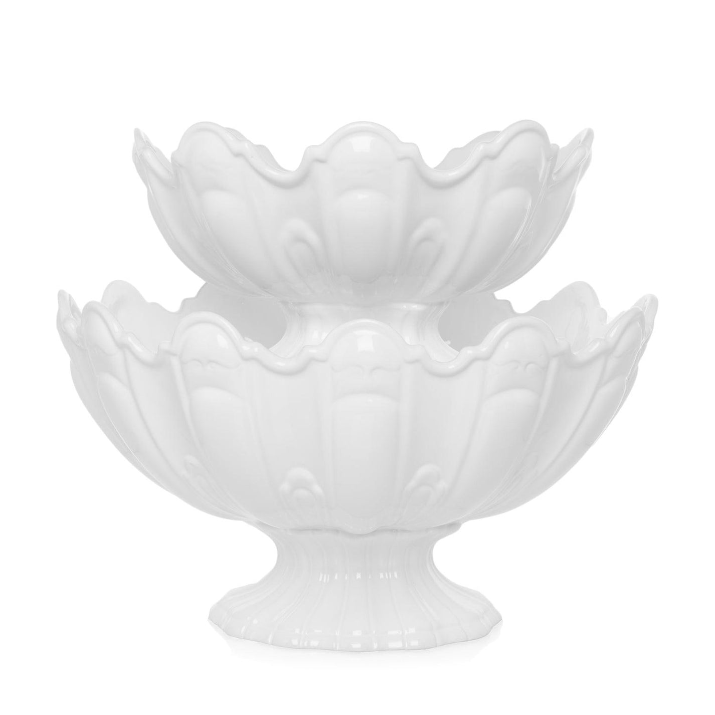 Large Ceramic Scallop Bowl - Hudson Grace