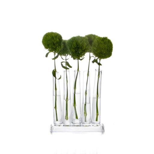 Elli Small Scissor-Cut Glass Vase - Hudson Grace
