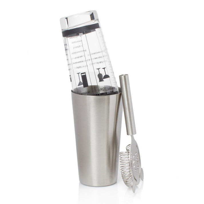 Stainless Steel Boston Cocktail Shaker Set - Hudson Grace