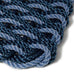 Large Navy Blue Braided Rope Doormat - Hudson Grace