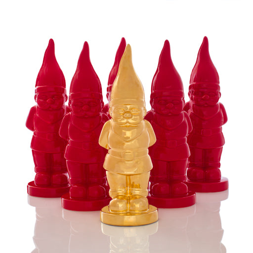 Red Ceramic Holiday Gnome - Hudson Grace